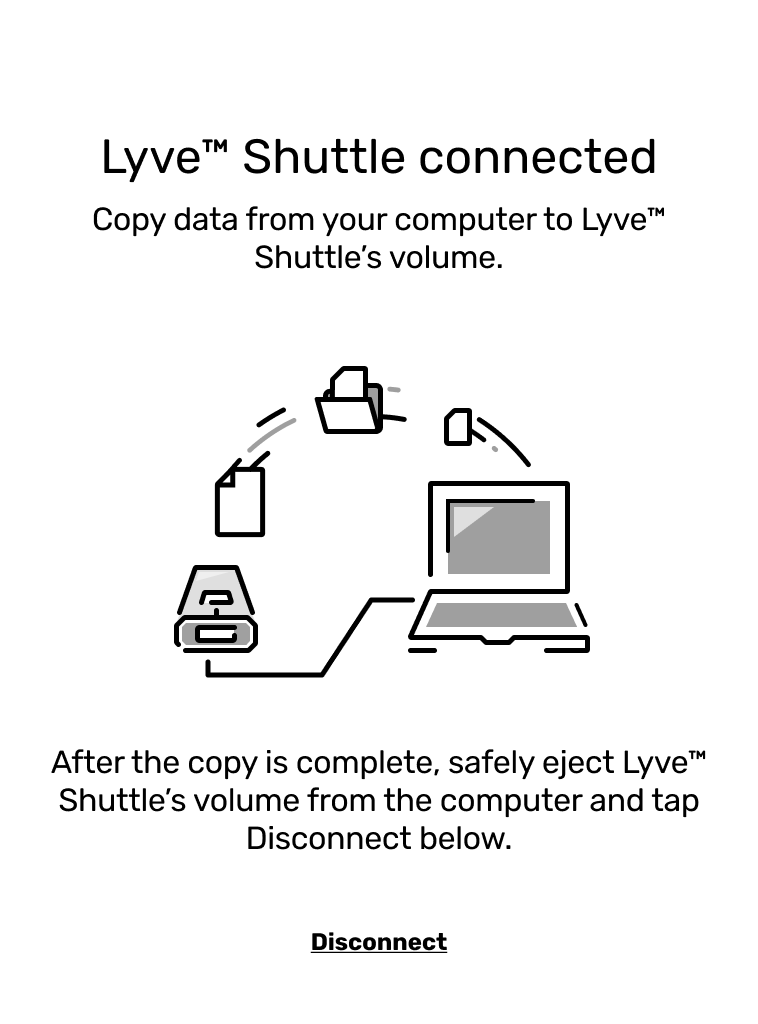 Seagate Lyve Drive Shuttle User Manual - Desktop Operations
