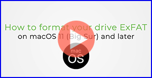 How to format your drive ExFAT on macOS 11 (Big Sur) and later ...