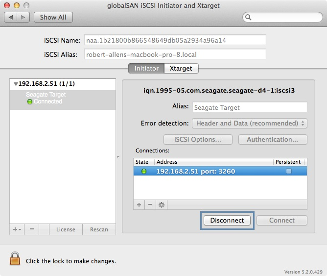 NAS OS 4.x - How to Setup and Connect to an iSCSI Target on Mac | Seagate Support US